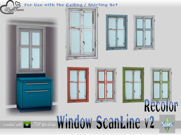 The Sims Resource | WindowSet ScanLine Recolor Counter 1x1 v2 ceiling