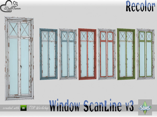 The Sims Resource - WindowSet ScanLine Recolor Full 1x1 v3