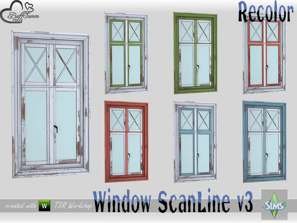 The Sims Resource - WindowSet ScanLine Recolor Single 1x1