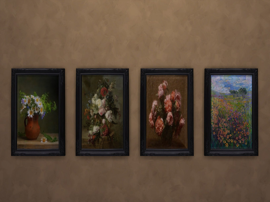 The Sims Resource | Flower Paintings