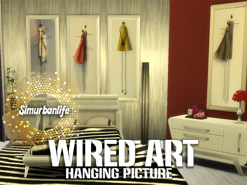 The Sims Resource | Wired Art Framed Picture