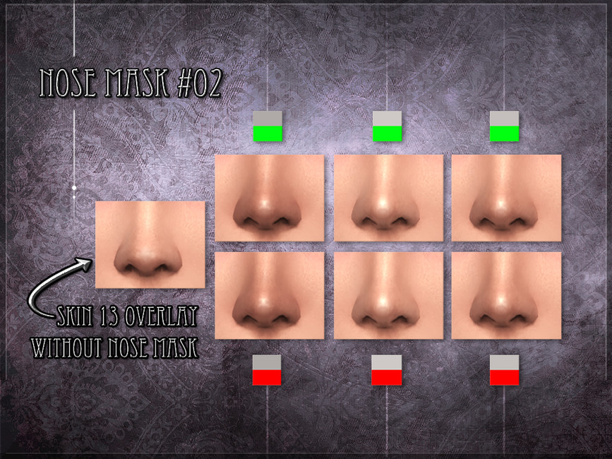 The Sims Resource - Nose mask 02 SET