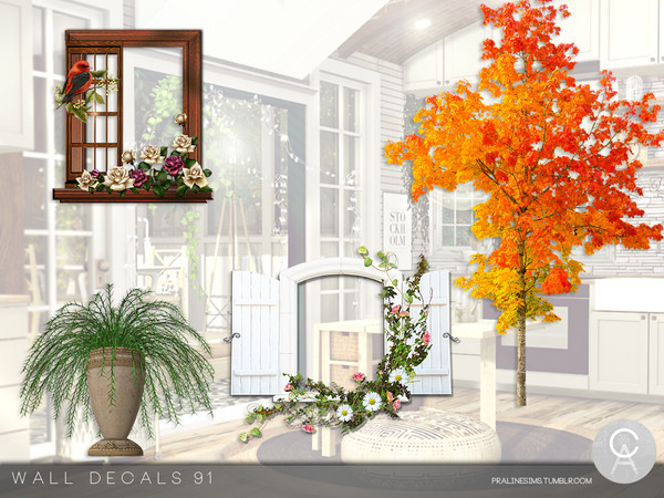 The Sims Resource | Wall Decals 91