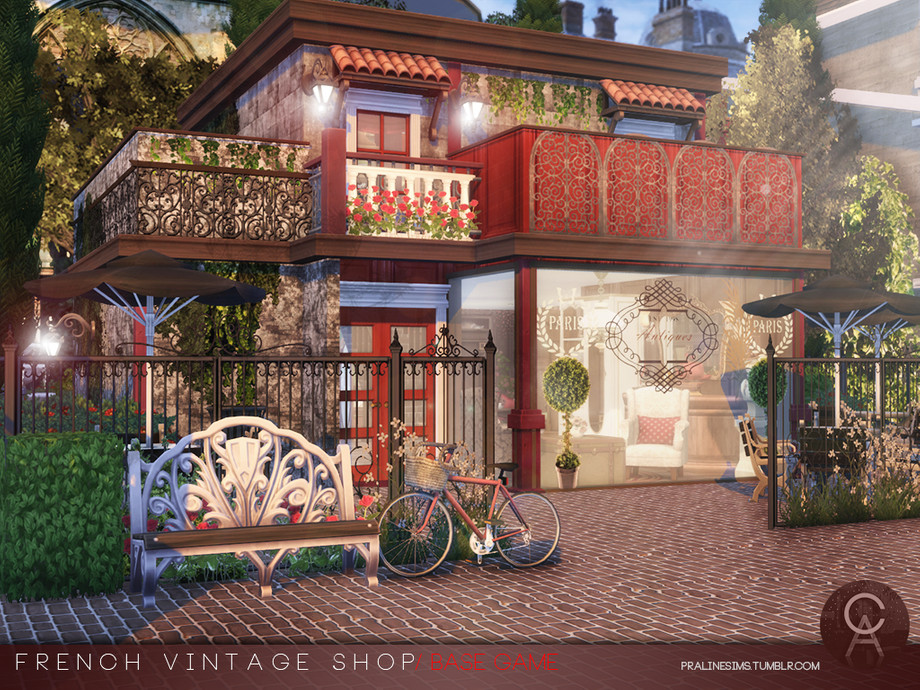 The Sims Resource | French Vintage Shop