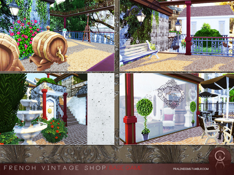 The Sims Resource | French Vintage Shop