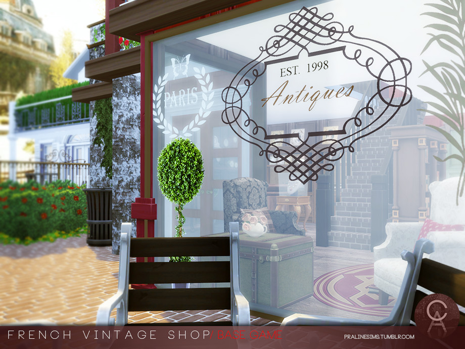 The Sims Resource | French Vintage Shop