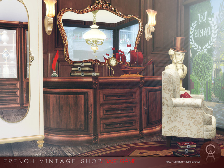 The Sims Resource | French Vintage Shop
