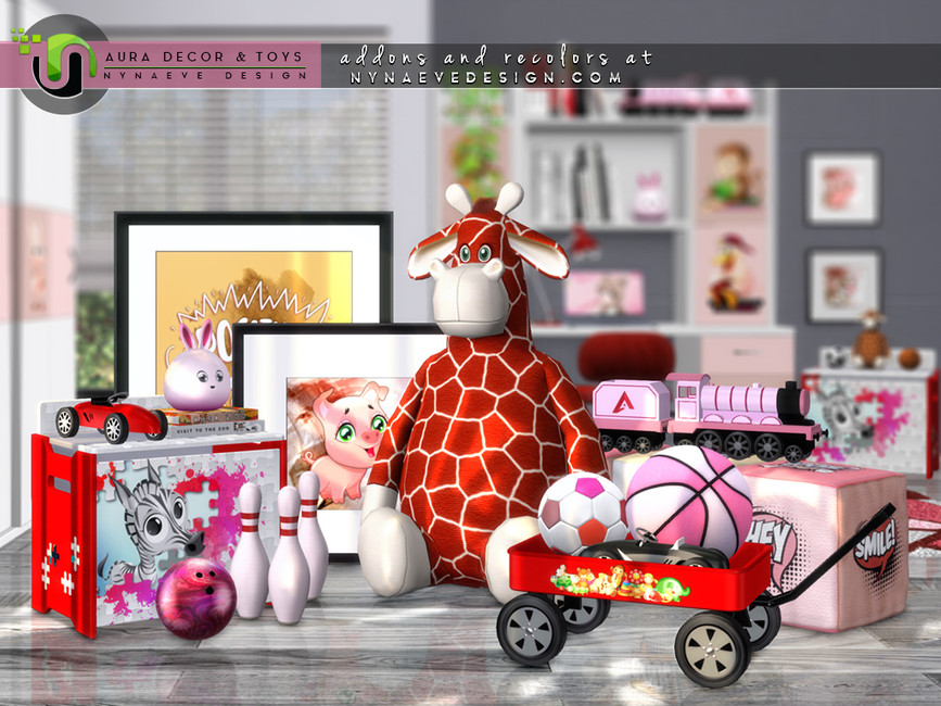 The Sims Resource - Aura Kids Decor and Toys