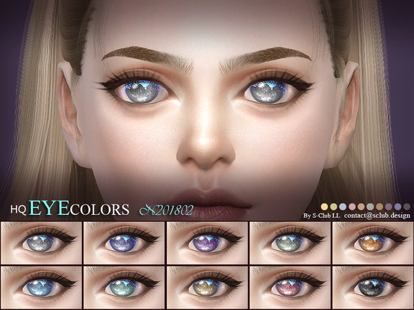 The Sims Resource | S-Club LL ts4 Eyecolor 201802