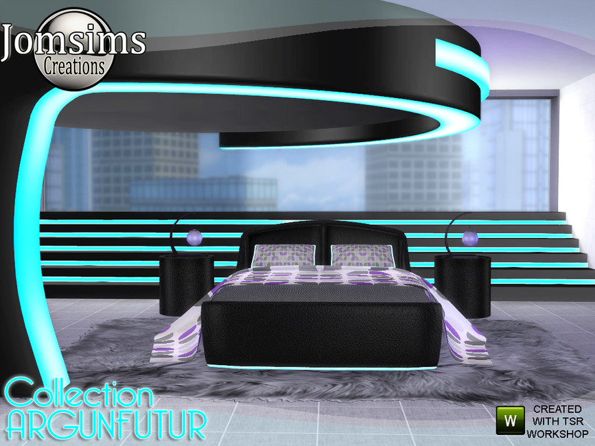 jomsims' argunfutur bedroom led and reflections