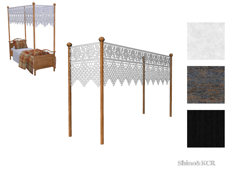The Sims Resource | Country Kids - Canopy Single Bed