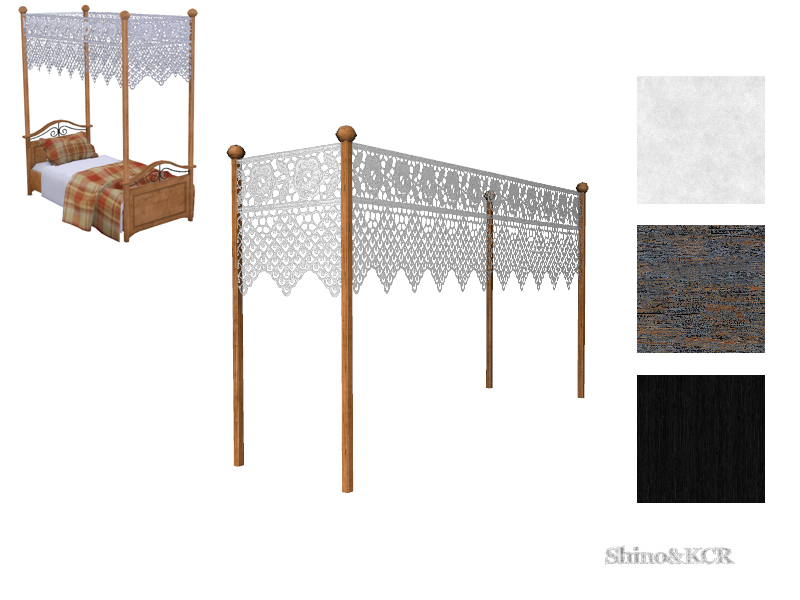 The Sims Resource | Country Kids - Canopy Toddler Bed