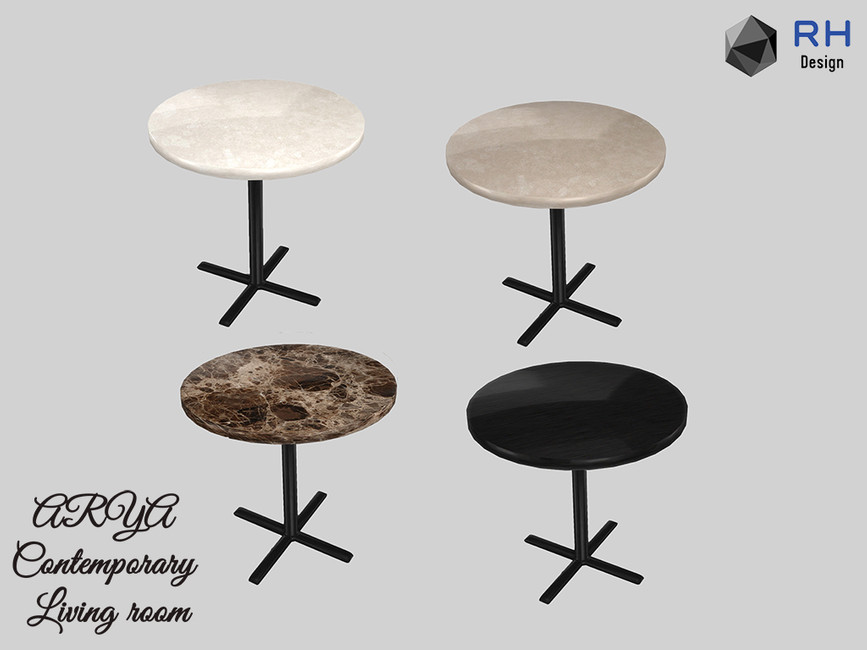 The Sims Resource - ARYA Marble End Table