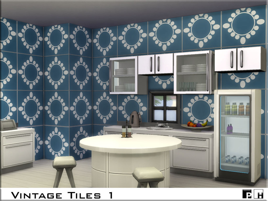 The Sims Resource | Vintage Tiles 1