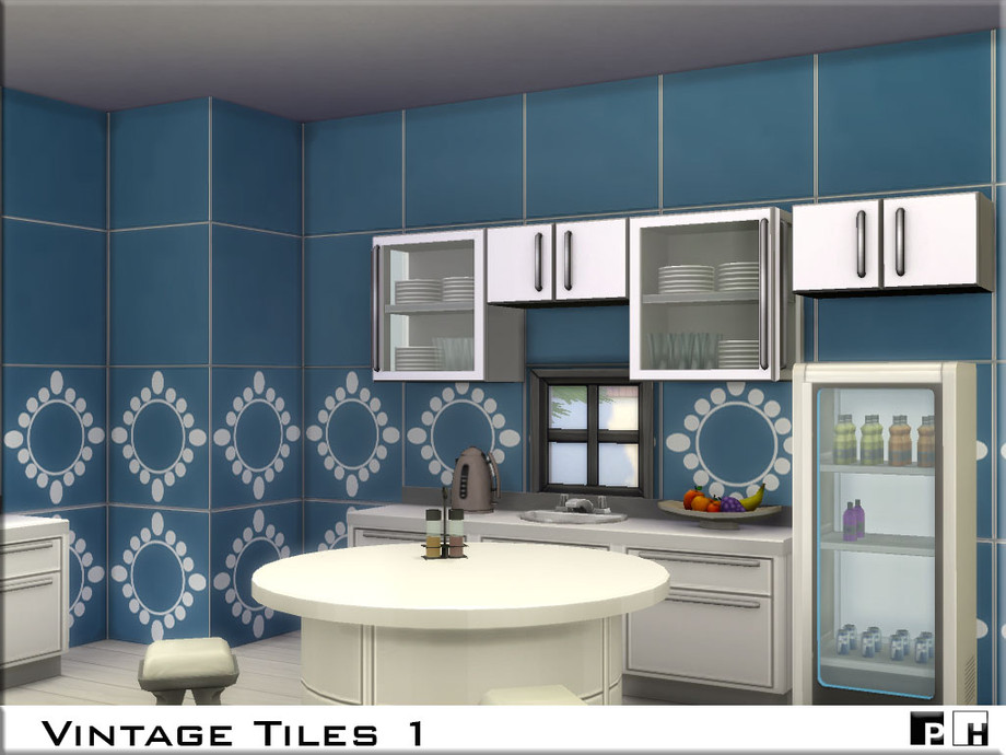 The Sims Resource | Vintage Tiles 1