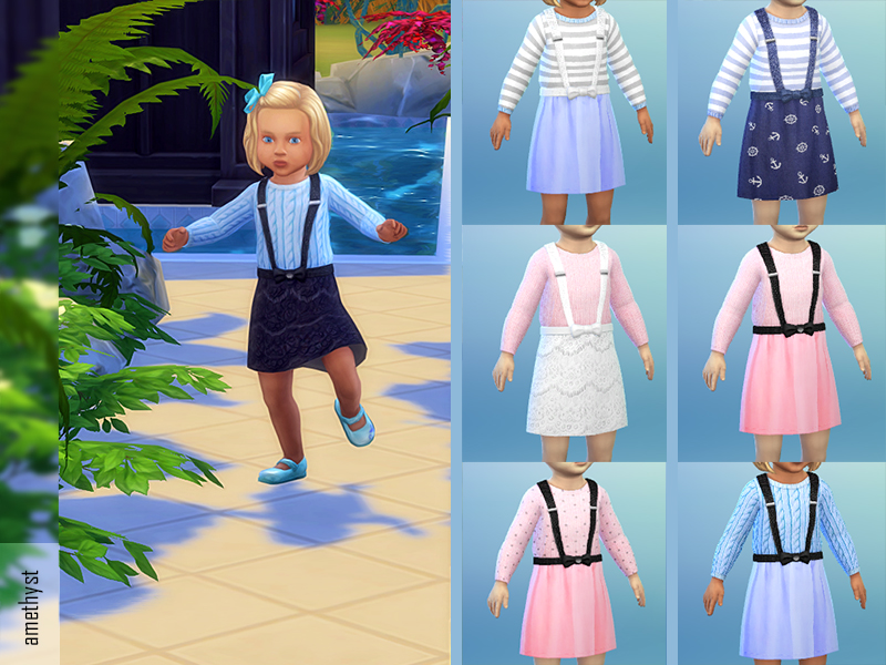 The Sims Resource | [TS4] Gentle costume for little girls