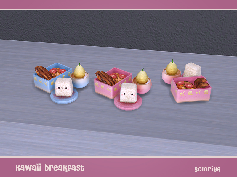 The Sims Resource | Kawaii Breakfast. Breakfast