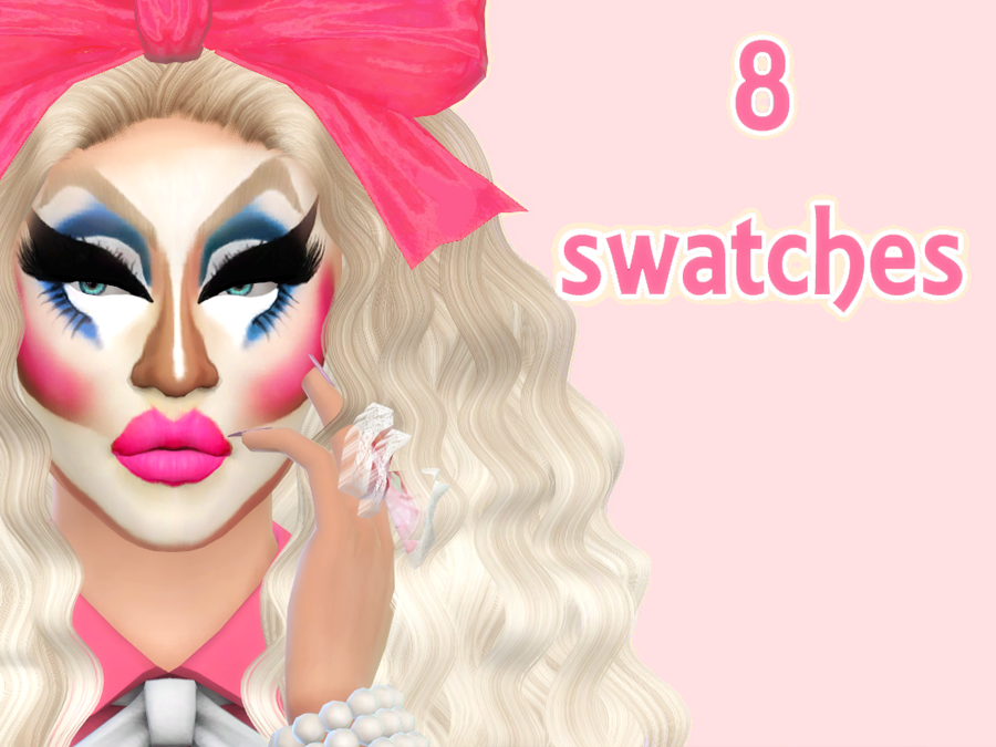 The Sims Resource | Trixie Mattel Makeup 2