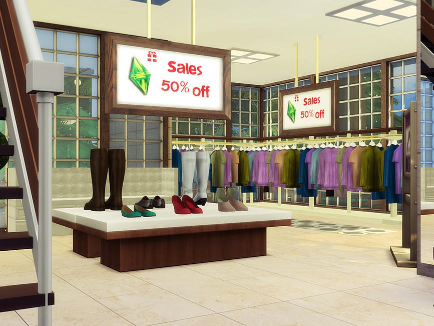 The Sims Resource - Luxury Clothes Shop