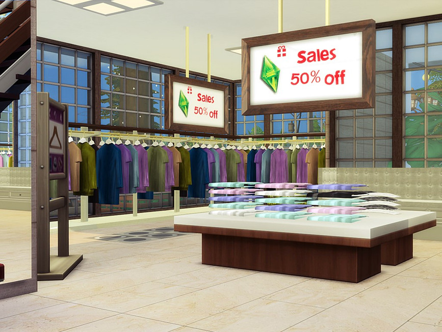 The Sims Resource - Luxury Clothes Shop