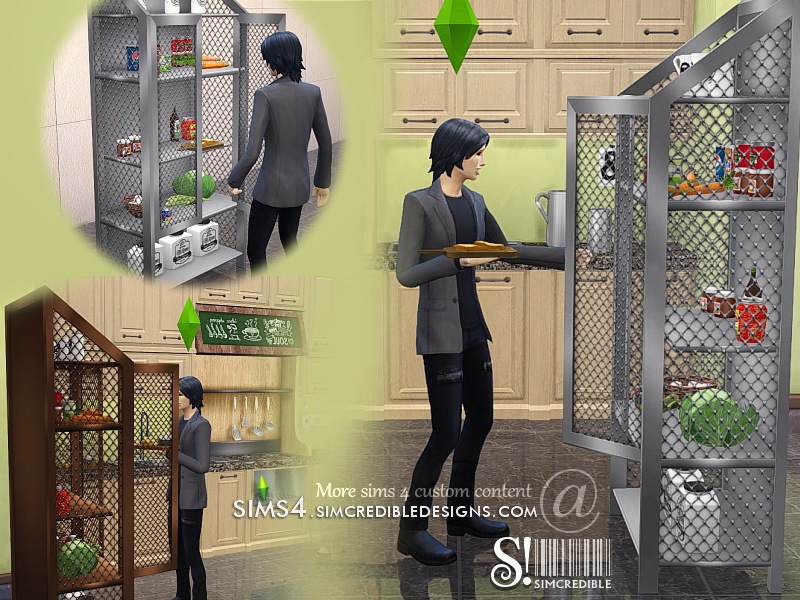 The Sims Resource - Industrial Kitchen Pantry (Fridge)