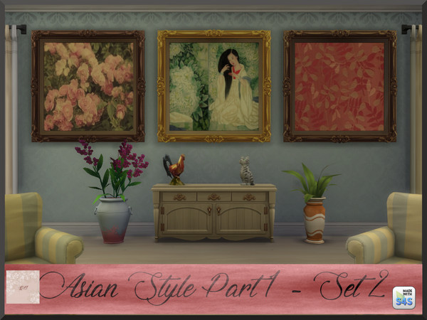 The Sims Resource | Asian Style Part 1 - Set 2