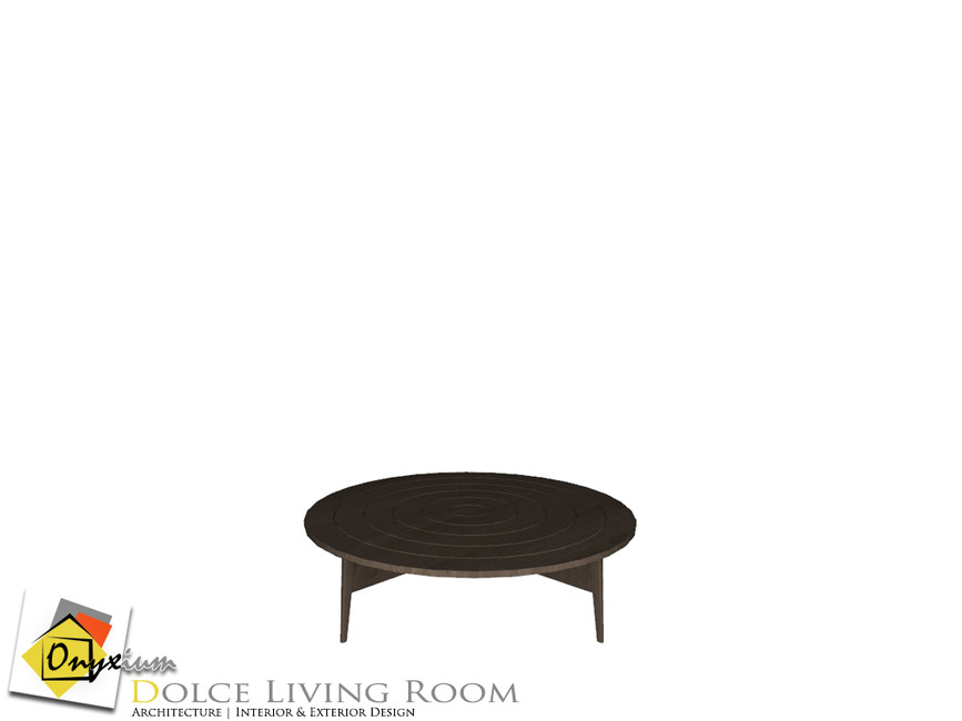 The Sims Resource - Coffee Table Circle Shape