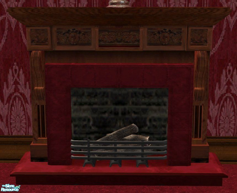 The Sims Resource - Romantic Fireplace