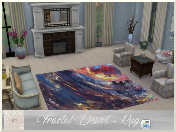 The Sims Resource | Fractal Desert - Rug