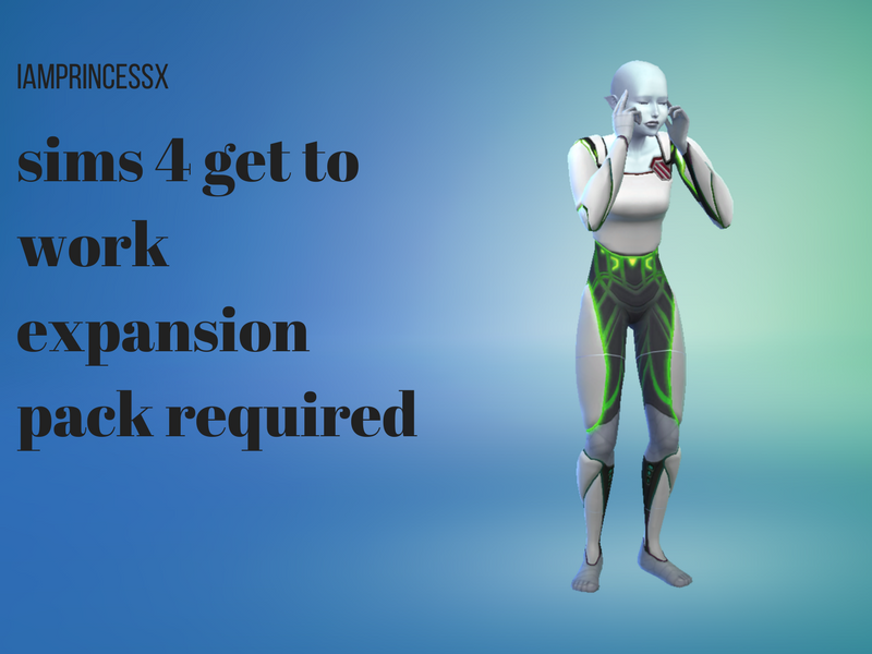 The Sims Resource | Rainbow Alien Suit (Get To Work)