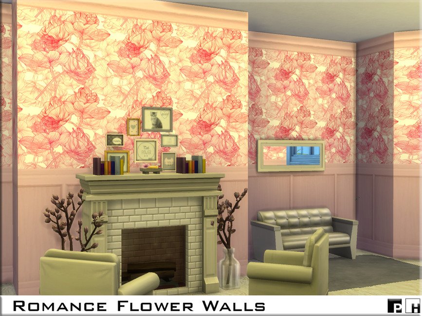 The Sims Resource - Romance Flower Walls
