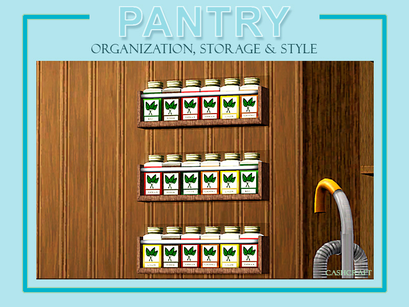The Sims Resource | Pantry Spice Rack