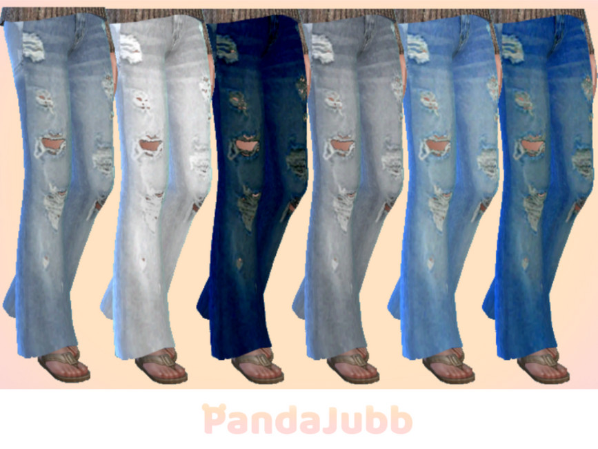 The Sims Resource - Ripped Jeans-001
