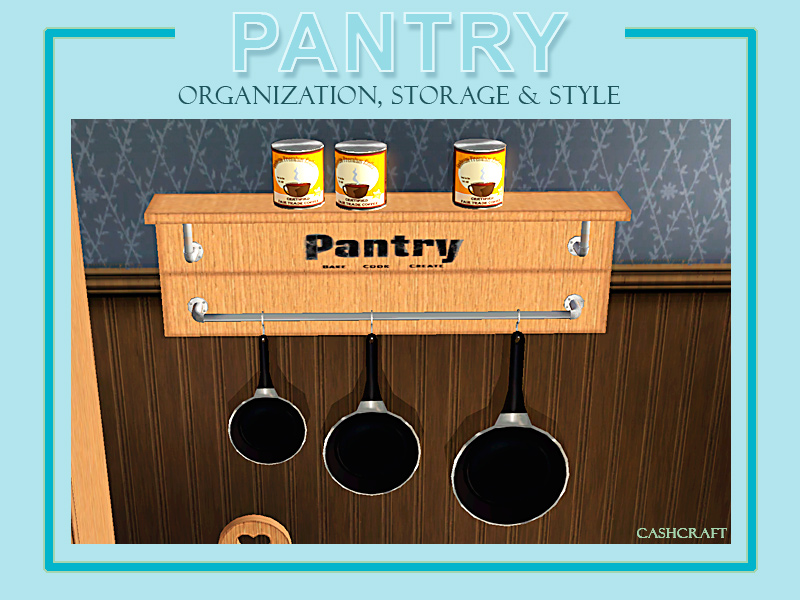 The Sims Resource | Pantry Pot Rack