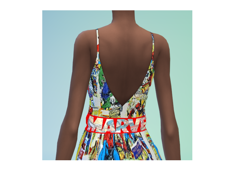 The Sims Resource | Marvel Comics Jumpsuit