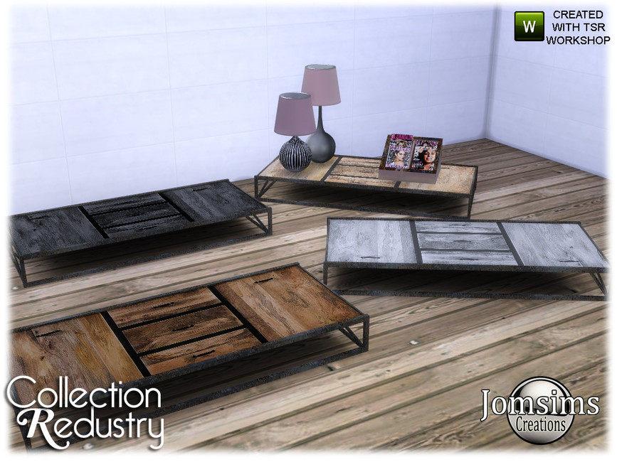 The Sims Resource - redustry living coffee table