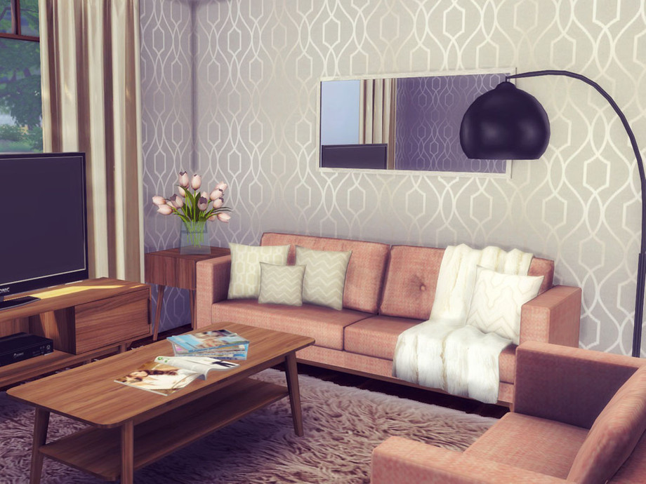 The Sims Resource | Elegant Wallpaper