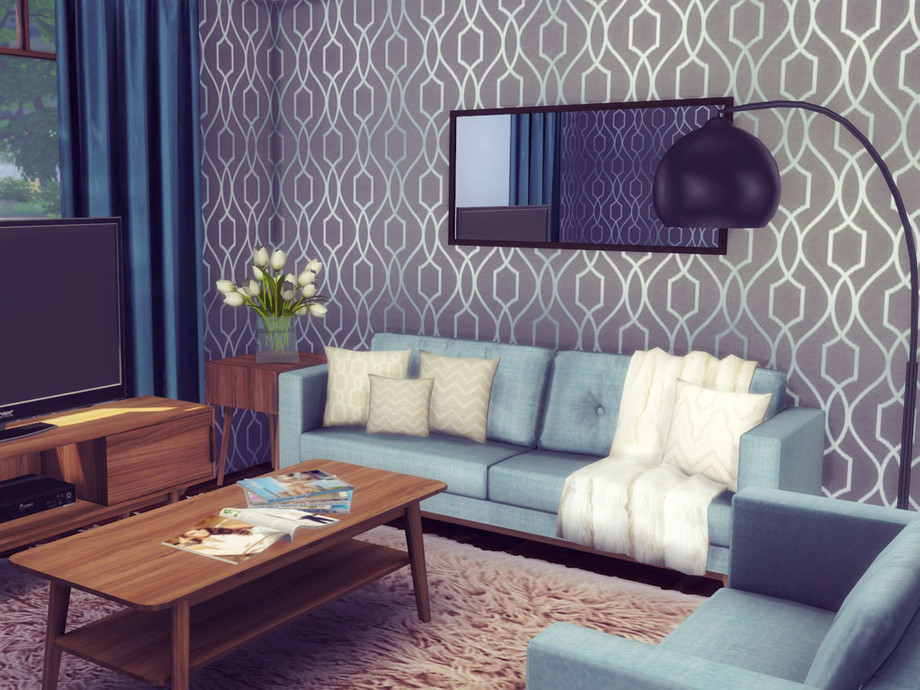 The Sims Resource | Elegant Wallpaper