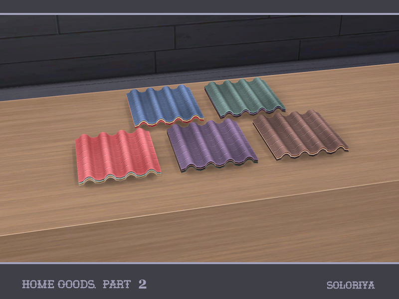 The Sims Resource | Home Goods, part 2. Roofing Sheets Samples