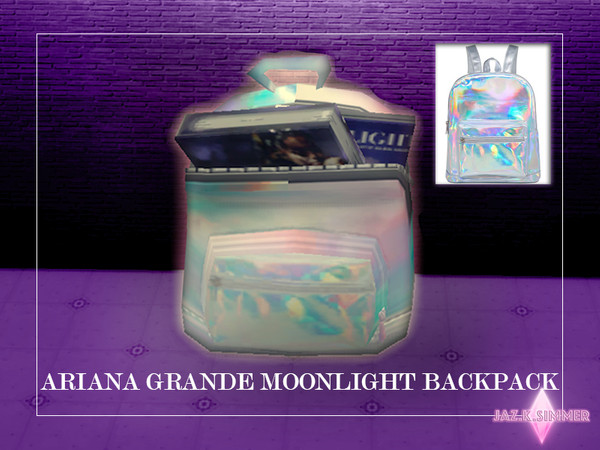 The Sims Resource | Ariana Grande Moonlight backpack