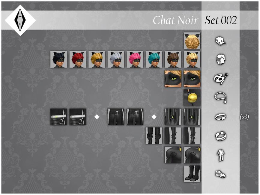 The Sims Resource - Chat Noir Set002