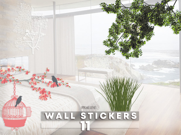 The Sims Resource | Wall Stickers 11