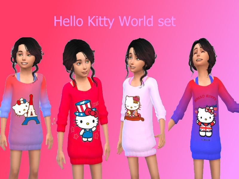 The Sims Resource | Hello kitty world design - Get to Work needed