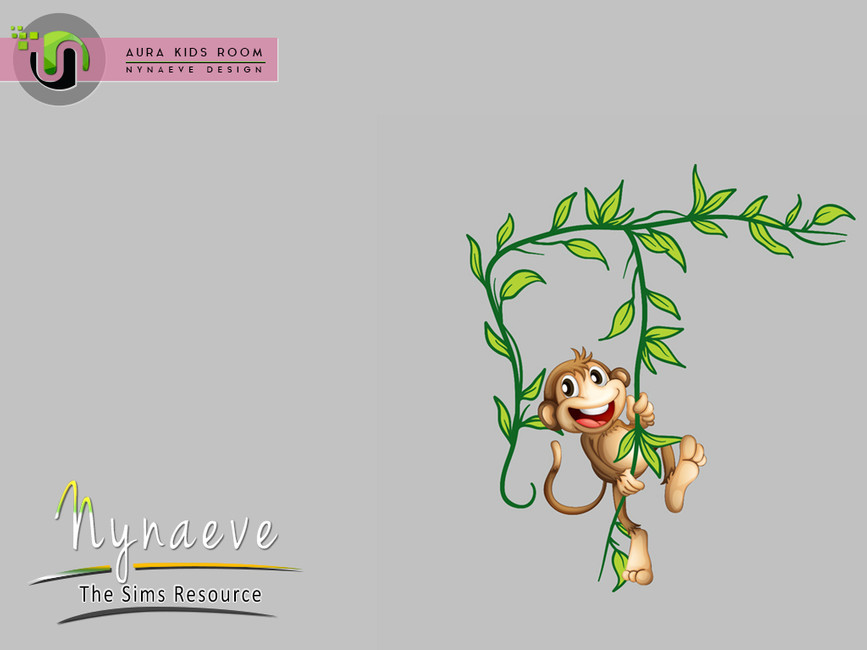 The Sims Resource - Aura Monkey Sticker V1