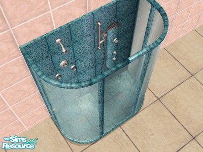 The Sims Resource - 646 Doubleshower Water Drops