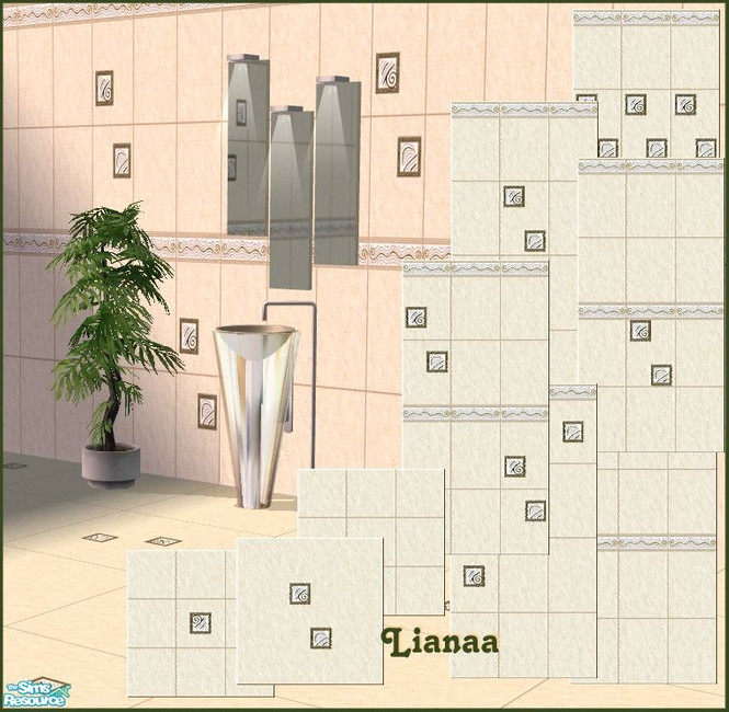The Sims Resource - Set 2 Designer Walls and Floors
