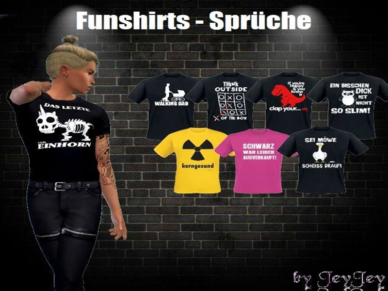 The Sims Resource | Funny-Tshirts