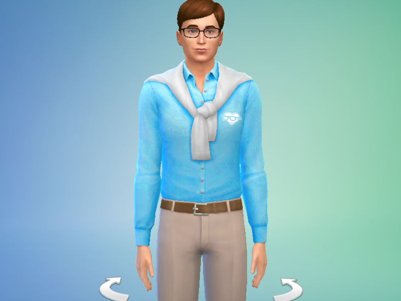 The Sims Resource | Patton Sanders' Shirt