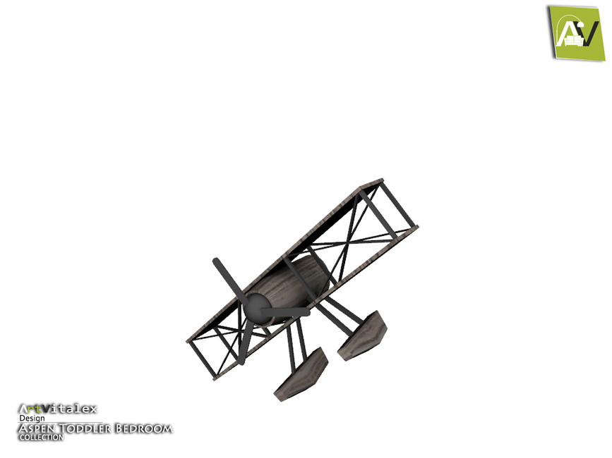 The Sims Resource - Aspen Seaplane Wall Decor