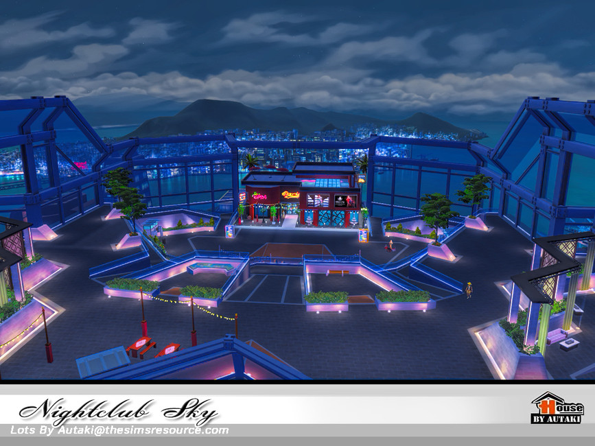The Sims Resource - Nightclub Sky